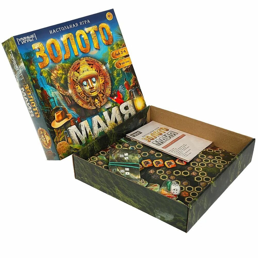 Настольная игра ходилка Золото Майя