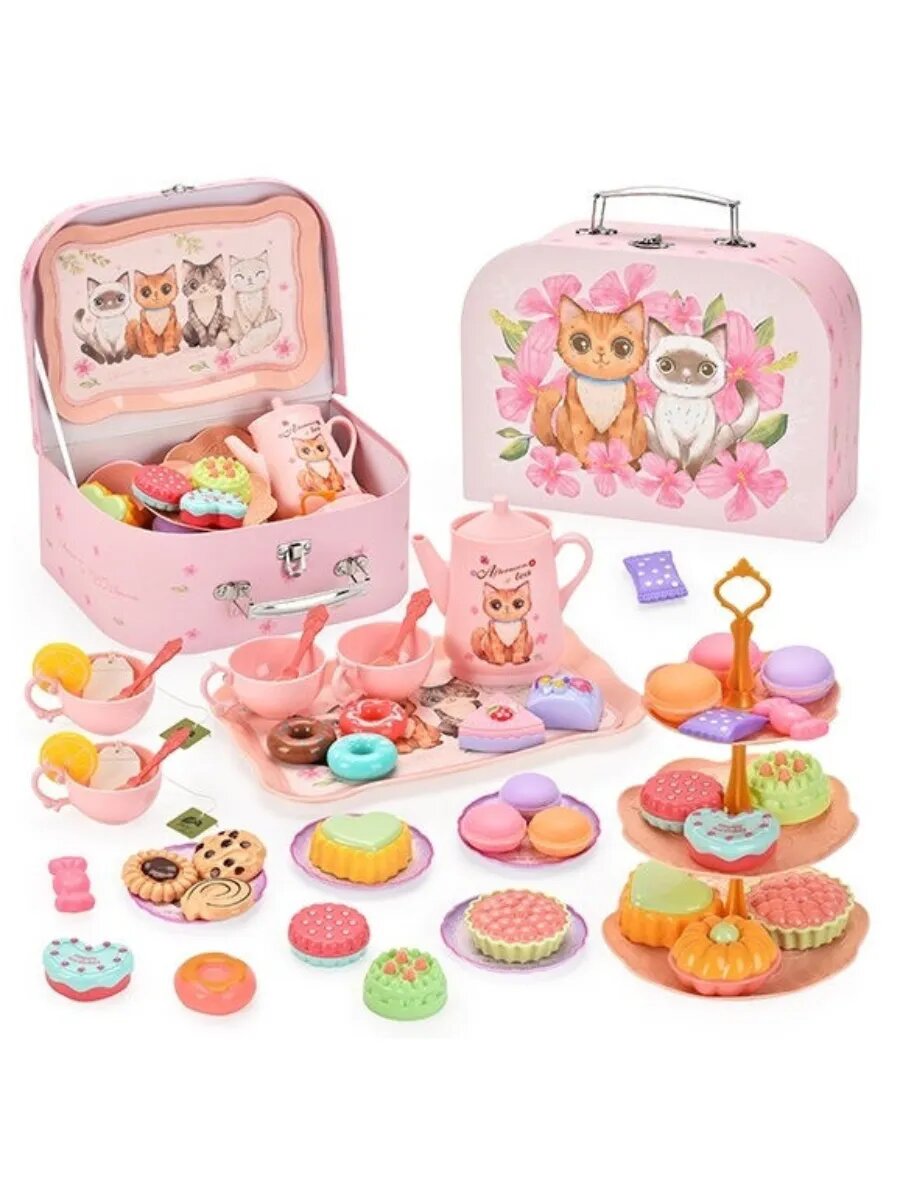 Игровой набор Чаепитие в чемоданчике