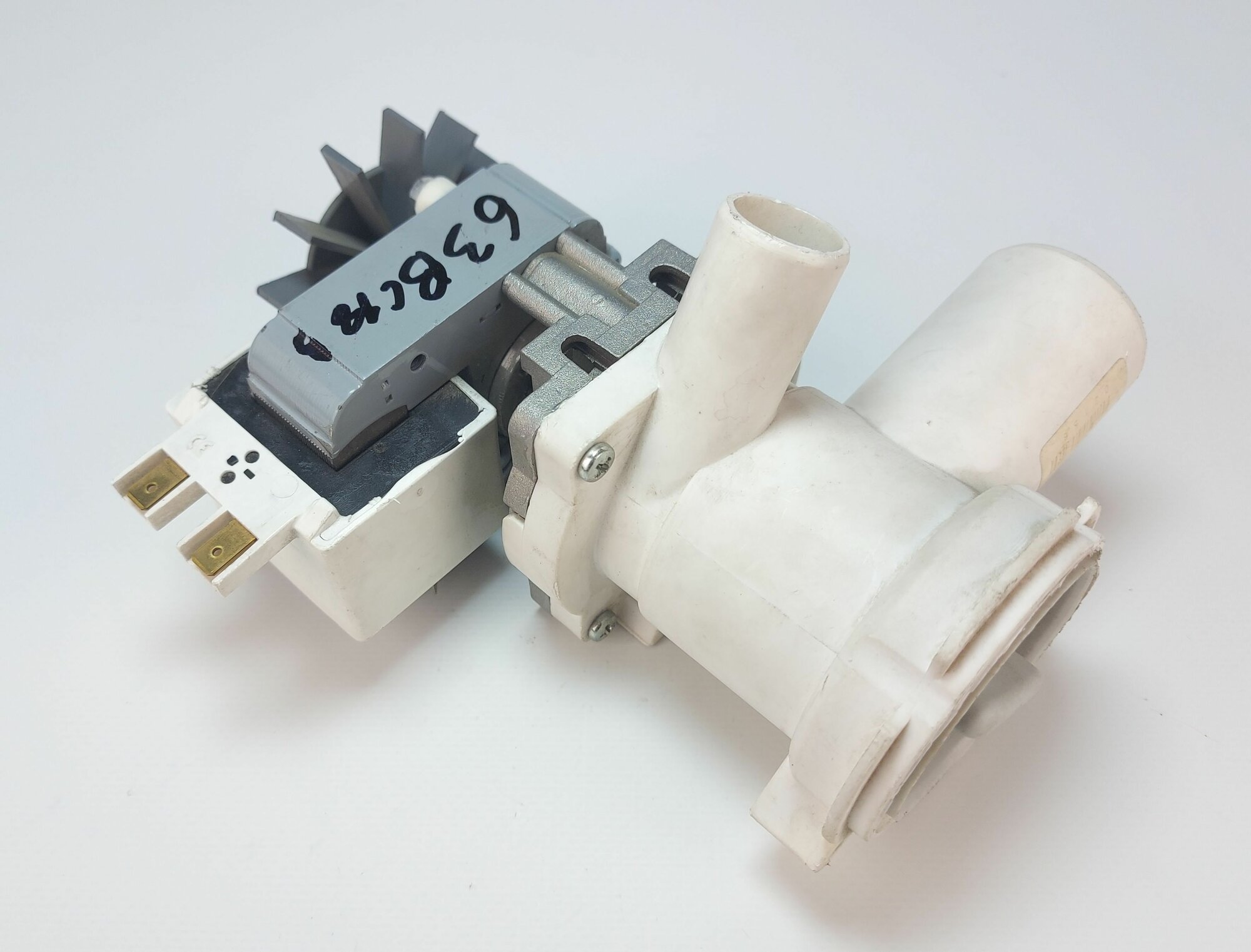 Насос для стиральной машины Bosch, Siemens 100W с улиткой в сборе (63BS187)