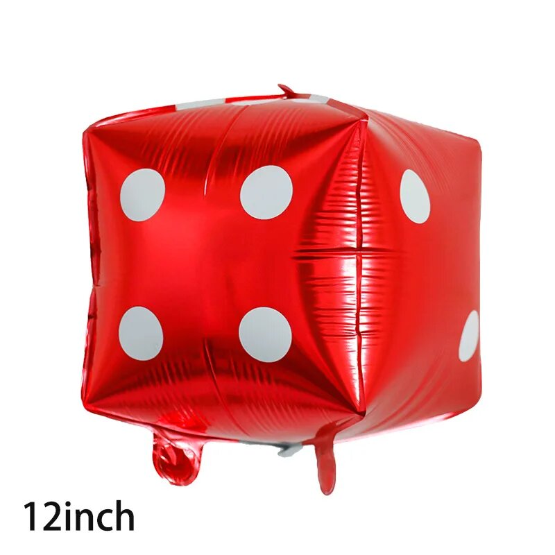Алюминиевый шар-куб 12 дюймов MOONBIFFY red