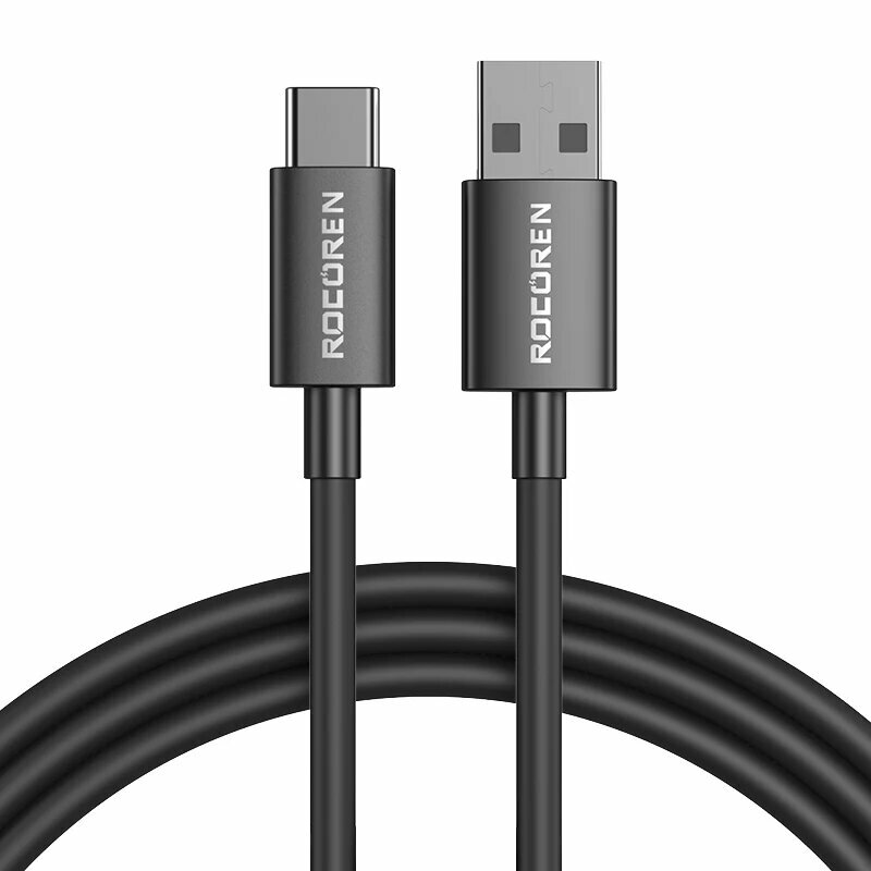 Кабель Rocoren USB Type C для Xiaomi Mi Redmi Note, кабель USB C для Samsung, провод для быстрой 3m