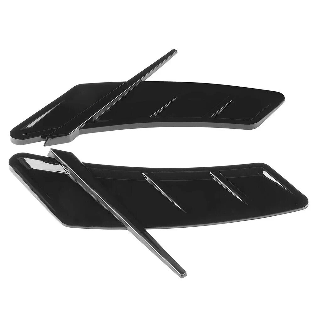 Наклейки на вентиляционные отверстия для авто, 2 шт, Glossy Black