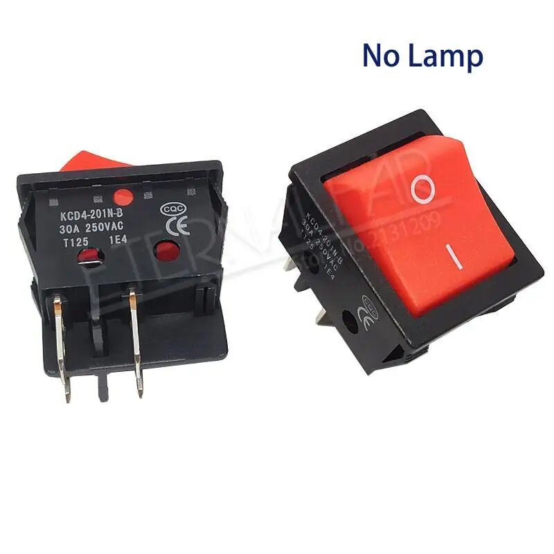 Переключатель KCD4 ETERNALFAR 30А 250В, 2шт, Switch-30A-SR-4J2D