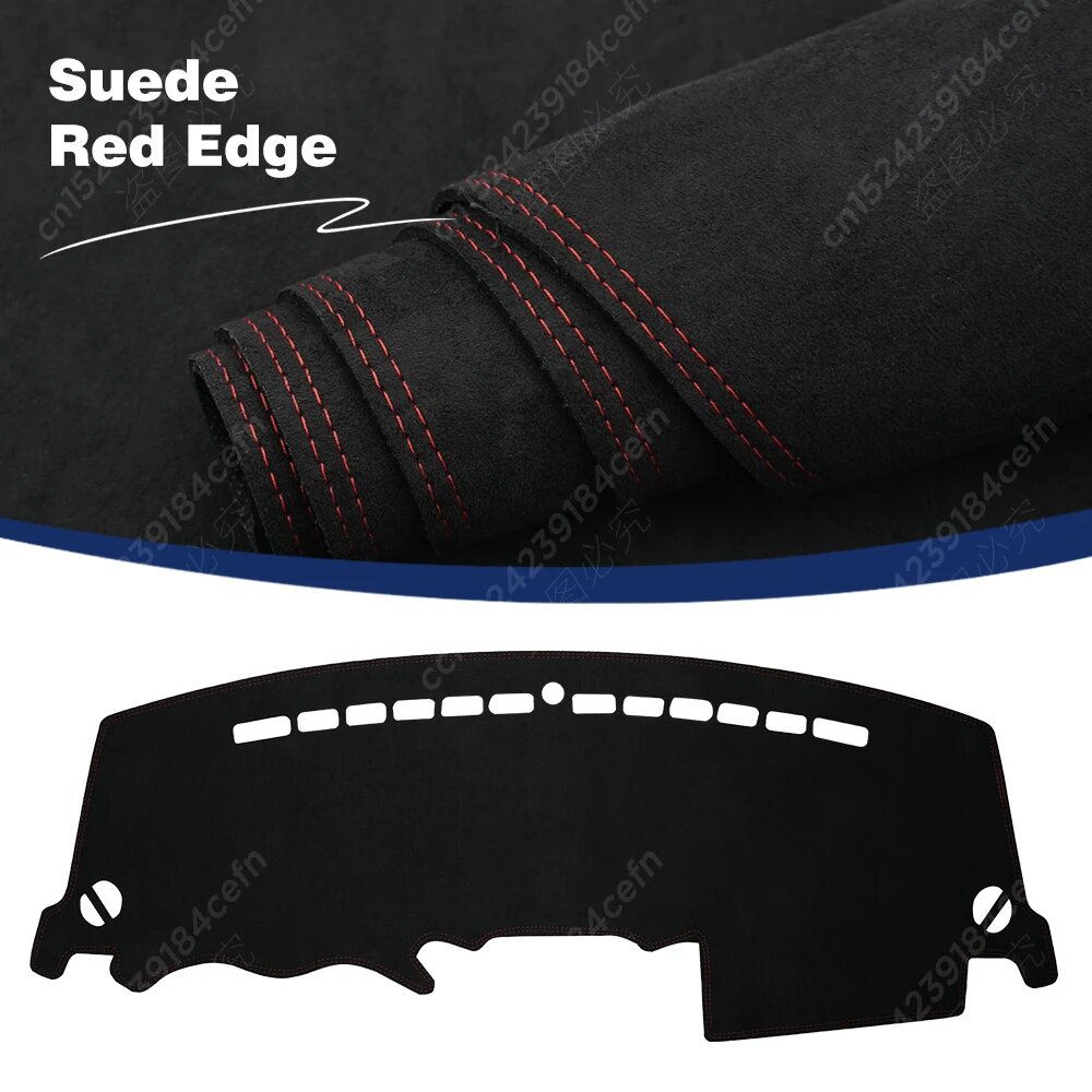 Чехол на приборную панель Kia Sportage 3 (2011-2015) Suede-Red edge