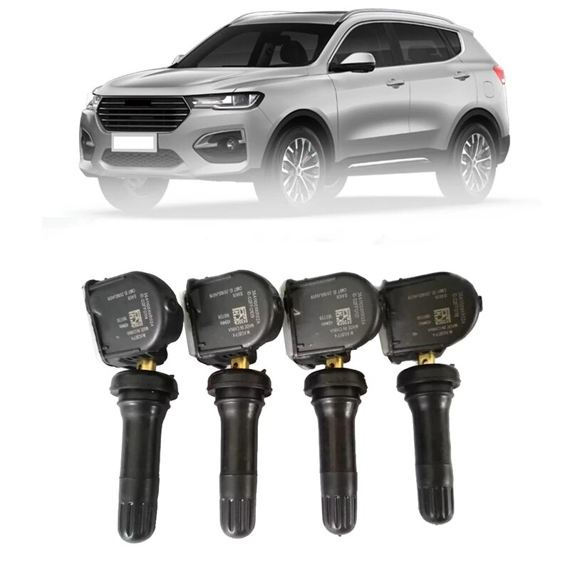 Датчик давления в шинах 4 шт, TPMS 433 МГц 3641100XKR02A для Great Wall Haval 2019 F7 H6 WEY VV5 VV6 VV7