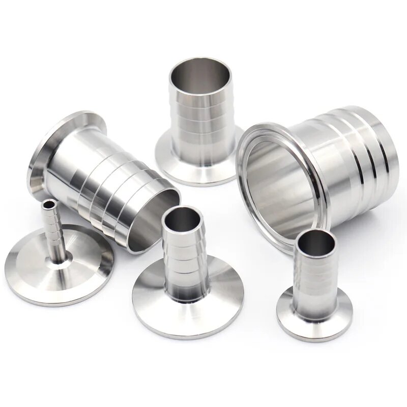 Три Кламп переходник из нержавеющей стали 304 OD8-25мм 8mm x Ferrule 64