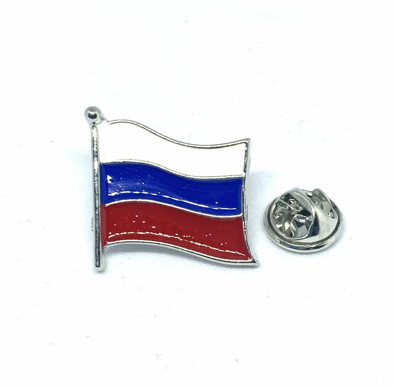 Значок Флаг России, большой