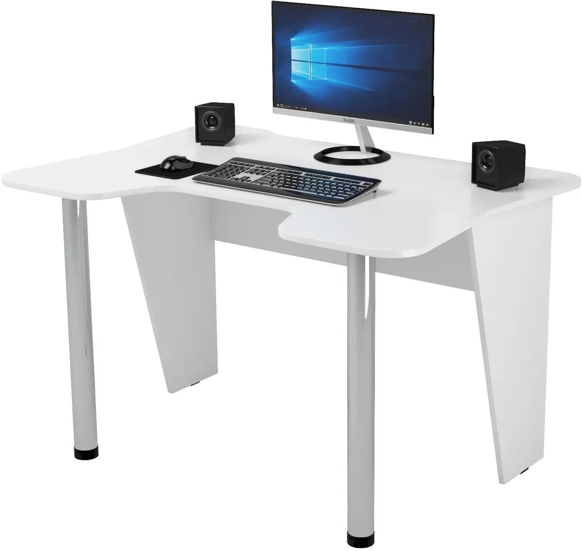 Стол для компьютера Витал-ПК СЭТ 120 столешница белый (место 1)