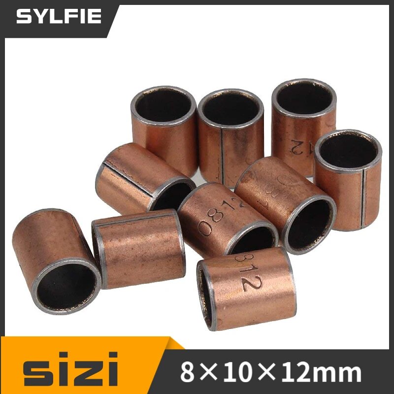 10 шт. износостойкая SF-1 самосмазывающаяся втулка подшипника 8 мм x 10 мм x 12 мм