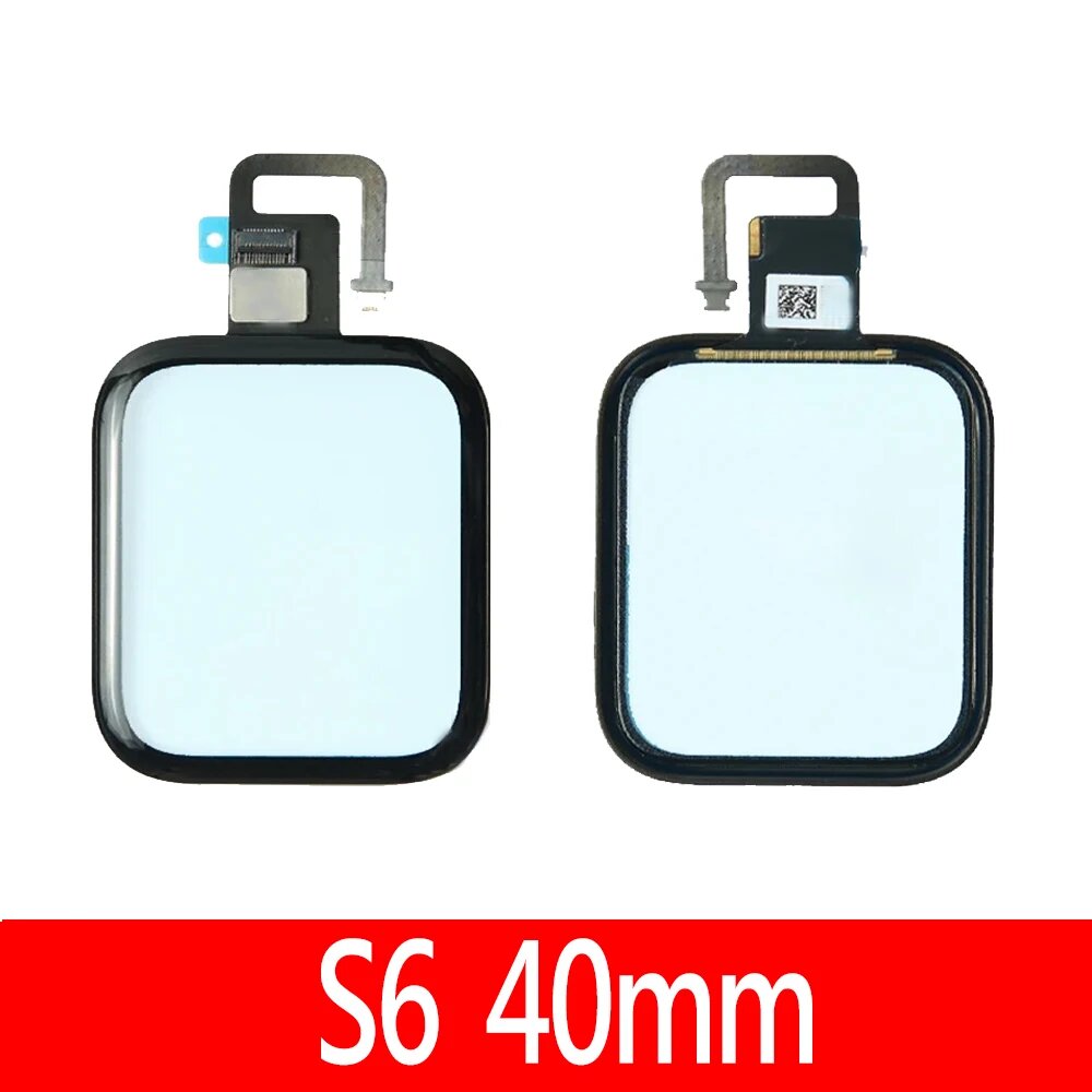 Сенсорный экран для apple watch Серия 1 2 3 4 5 6 дигитайзер сенсорного экрана стеклянная панель объектива для iWatch 38/42/40/44 мм Touch- S6 40mm