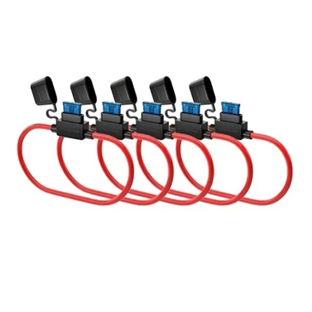 5/10 шт. автомобильный держатель предохранителя, мини-адаптер лезвия, брызгозащищенная коробка, 5pcs