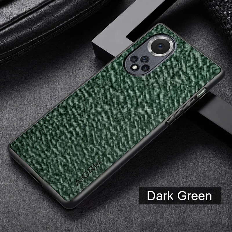 Кожаный чехол Dark Green для Huawei Honor 70