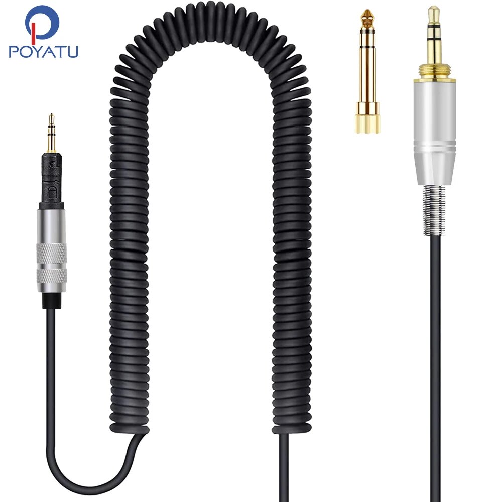 Пружинный кабель для наушников Sennheiser HD599