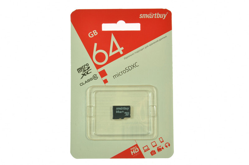 Карта памяти MicroSD64GB Class 10