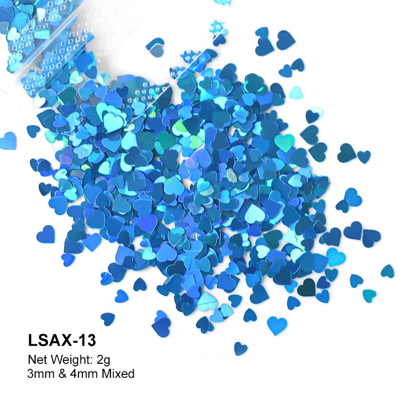 MagiBling Голографические блестки для ногтей ❤ LSAX-13