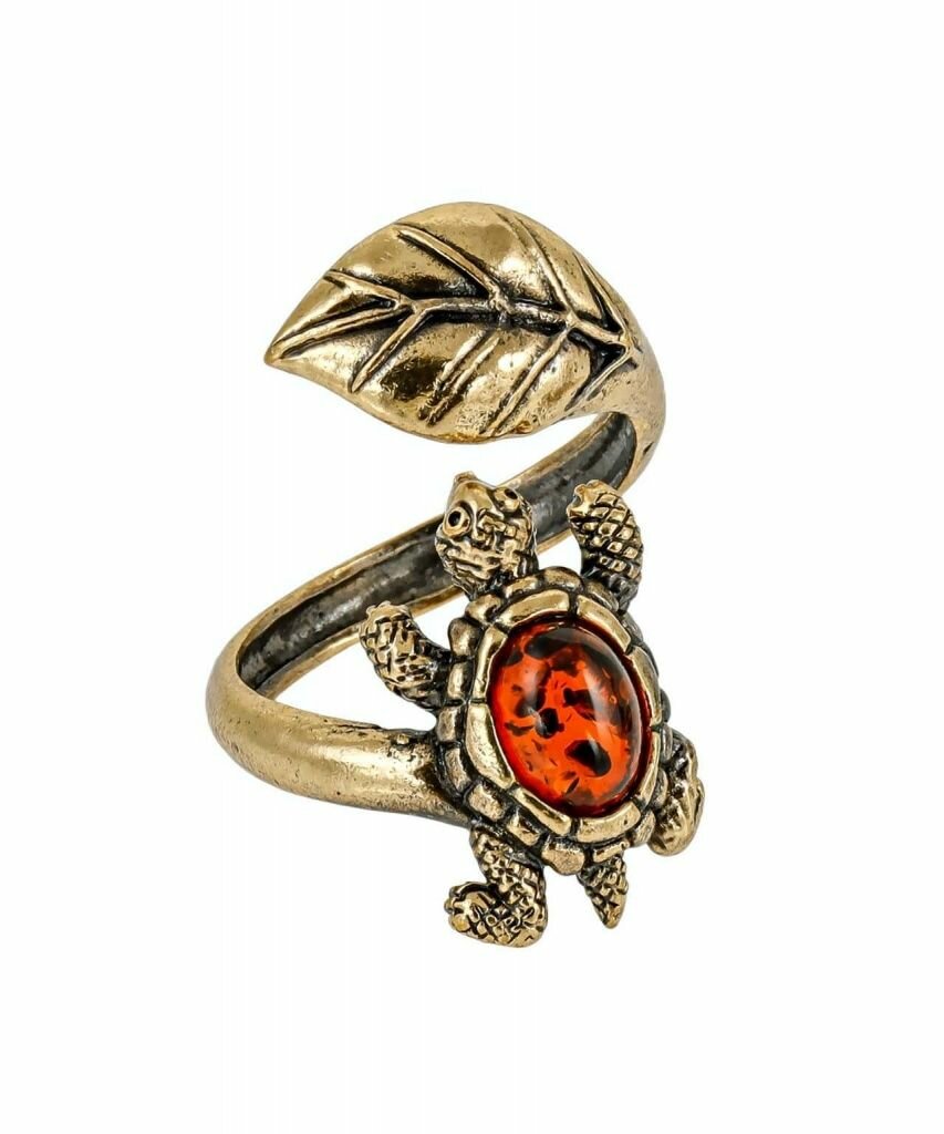 Кольцо, янтарь