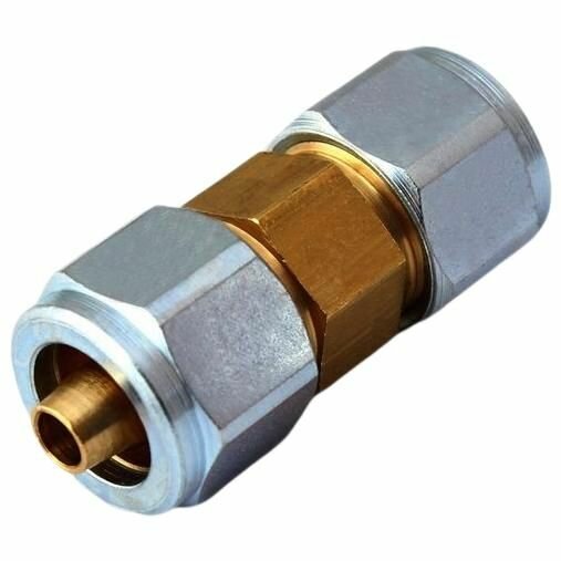 Фитинг / Соединитель ГБО ATIKER 8x8 мм для пластиковых труб