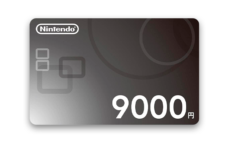 Карта оплаты Nintendo eShop 9000 JPY Japan (Nintendo eShop (JP); Nintendo Switch; Регион активации Япония)