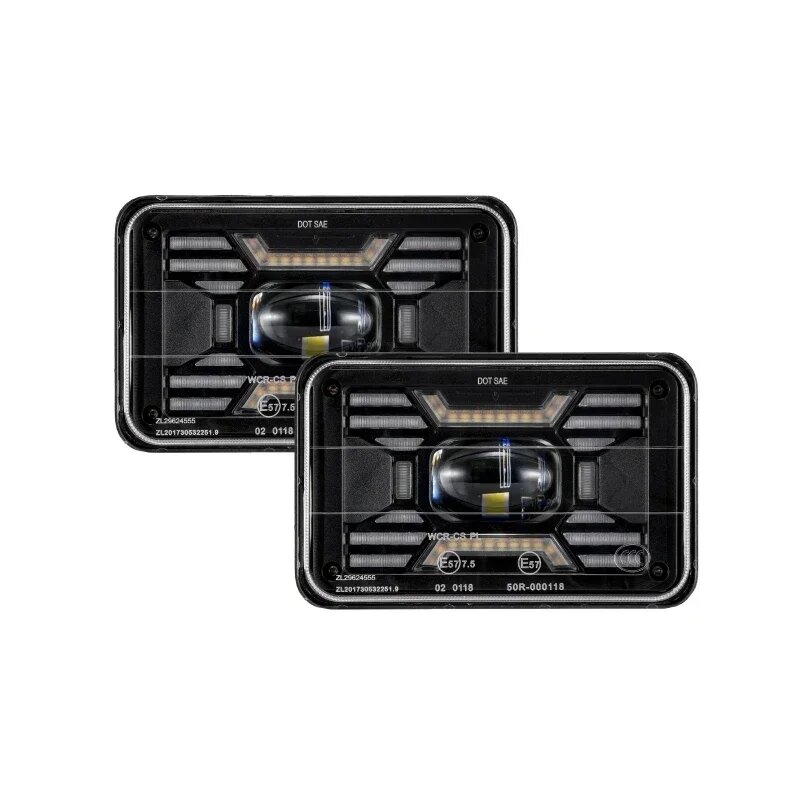 1/2 шт, прямоугольные фонарики 4x6 дюймов