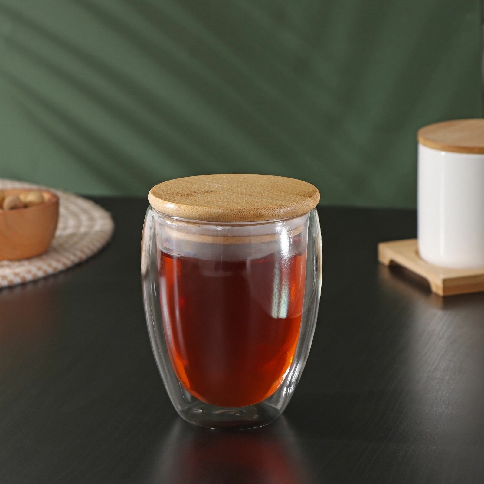 Стакан с двойными стенками BellaTenero "Эко", объем 330 мл