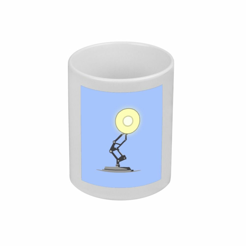 Кружка Женская парная лампа пиксар для пар цвет белый