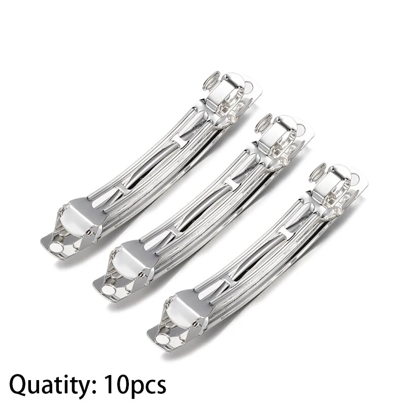 Металлические заготовки для заколок 50/60/70/80 мм, 10 шт.