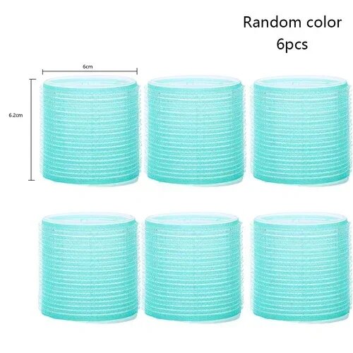 Бигуди пластиковые 6 шт 6pc random