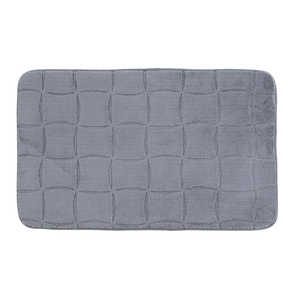 Коврик для ванной комнаты 50х80 см противоскользящий, вельвет