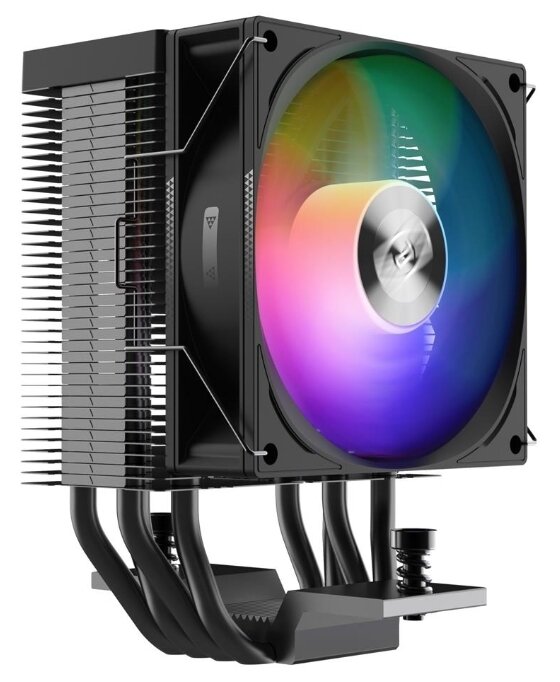 Кулер PCCooler R400 ARGB черный 92мм алюминий+медь 2200r[m 30db 4-pin 180W 133мм