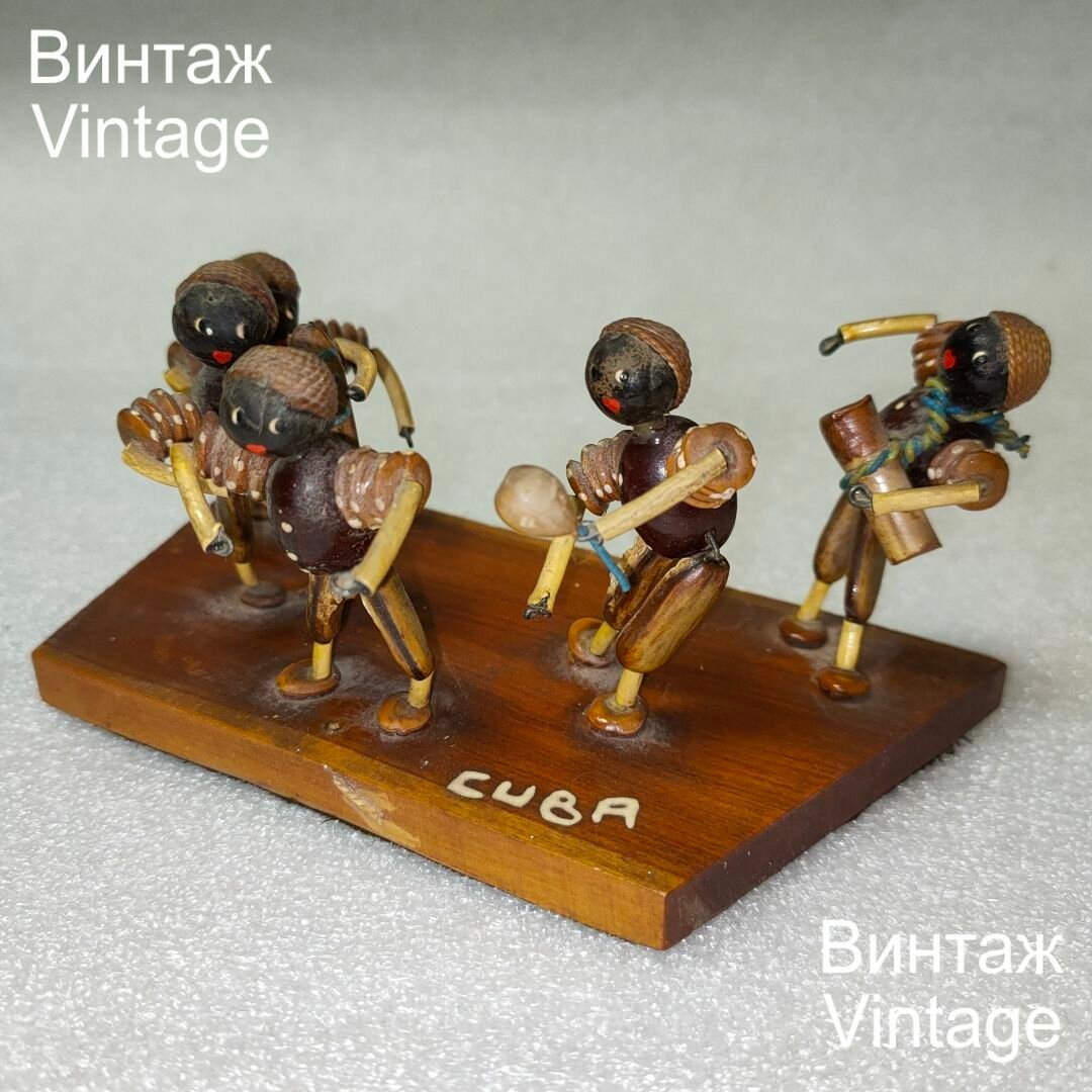 Сувенир из дерева "Человечки", Куба