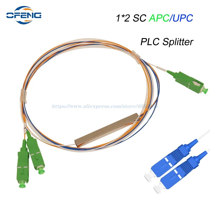 Wowphoon Одномодовый волоконно-оптический сплиттер 1х2 SC/APC 1x2 colored APC