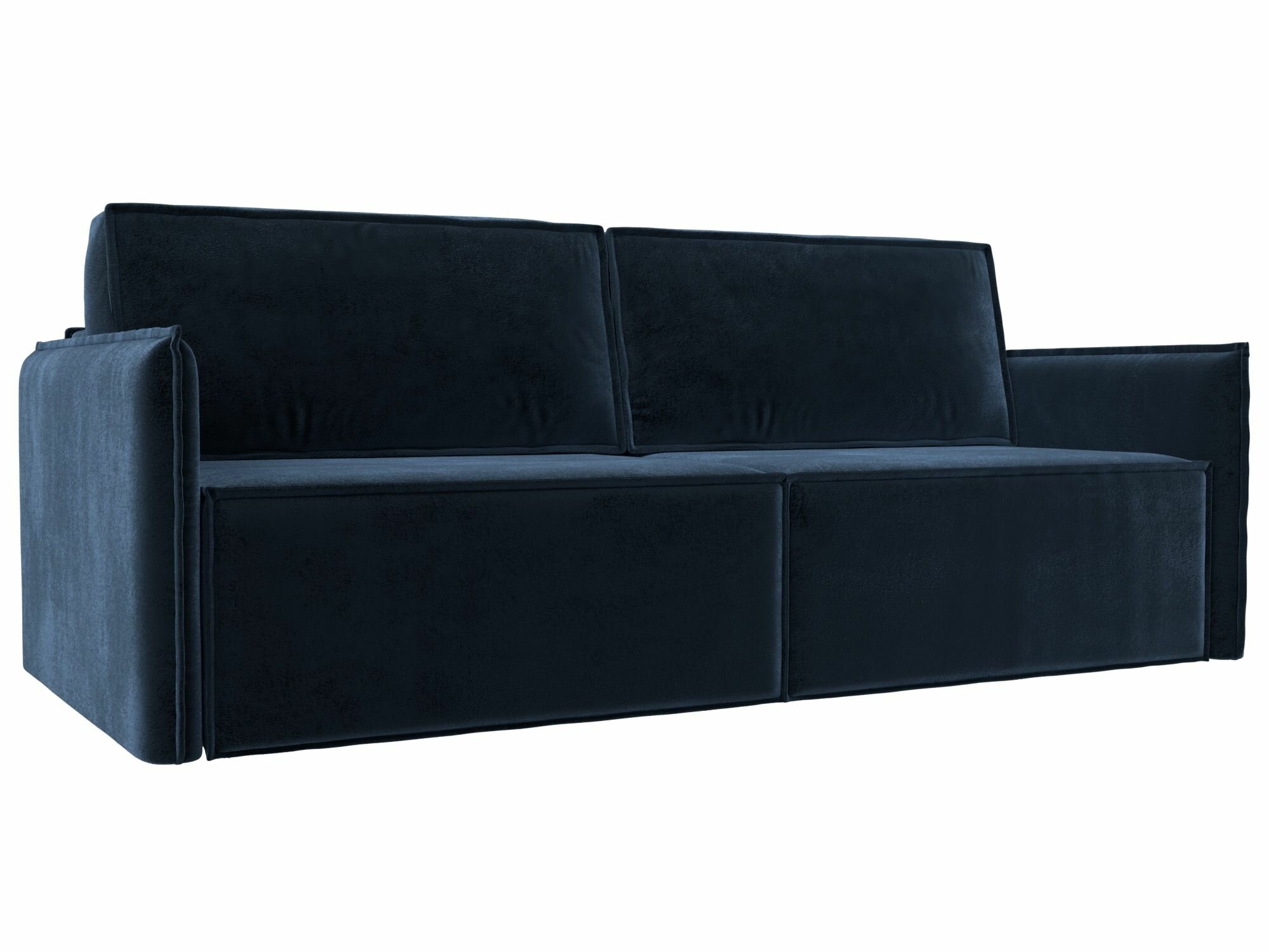 Диван прямой Либерти, велюр, еврокнижка, независимые пружины, Хит Диванов