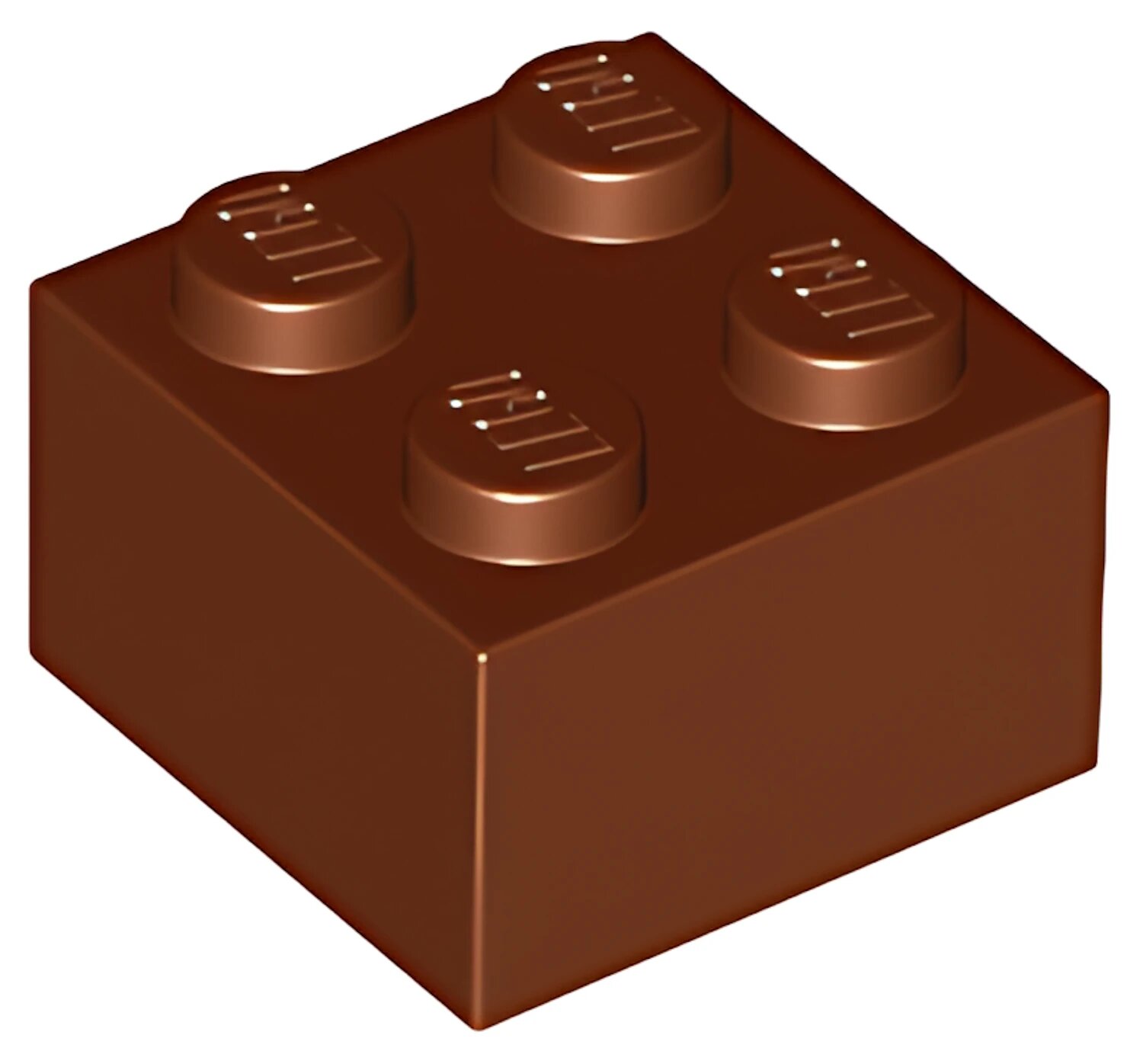 Деталь LEGO Кирпич LEGO Brick 2 x 2 3003 (6223, 35275) Reddish Brown U
