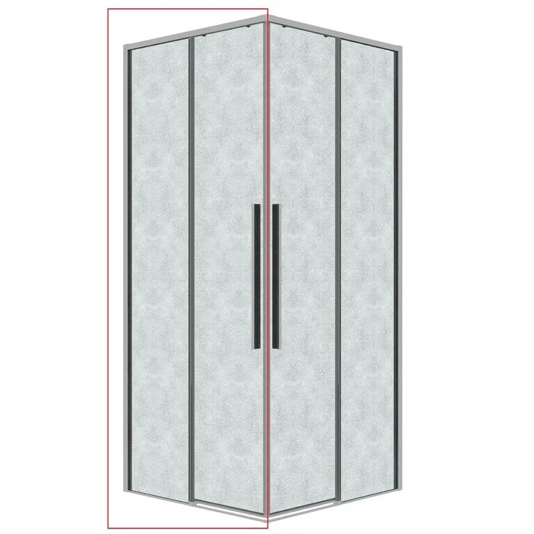 Душевая дверь Grossman Galaxy 120x195 1/2. K33.01.12.10.02