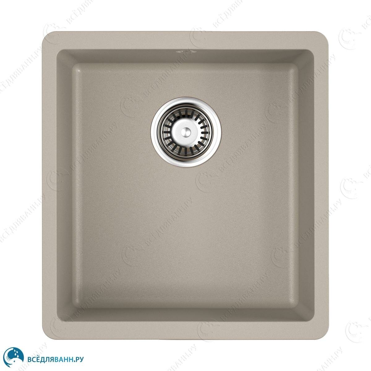 Кухонная мойка Omoikiri Kata 40-U-SA 4993422, Artgranit, бежевый