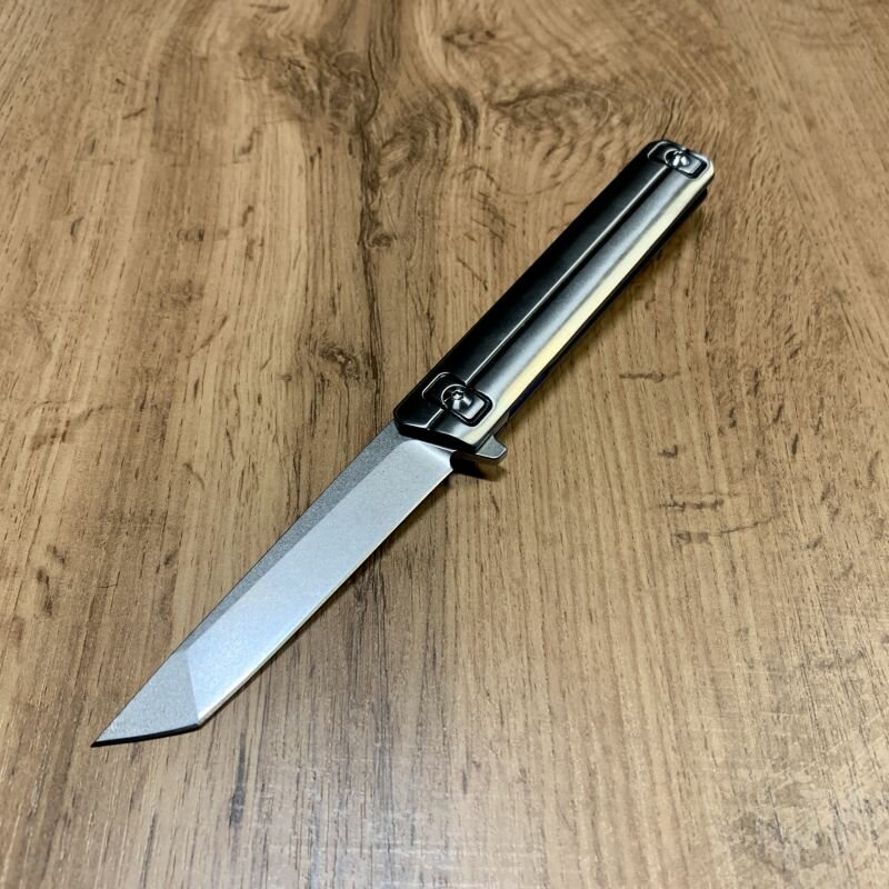 Складной Нож D2 Silver Tanto