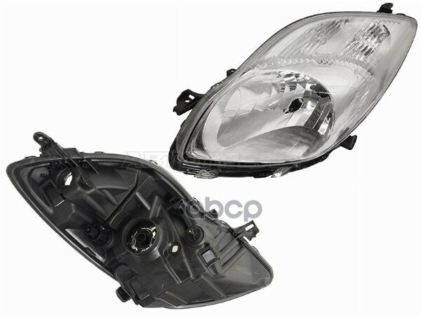 Фара Toyota Vitz 07-10 / Yaris 08-13 (Слева/ Ручная регулировка/ 3/5D HBK) Sat арт. ST-212-11P3L