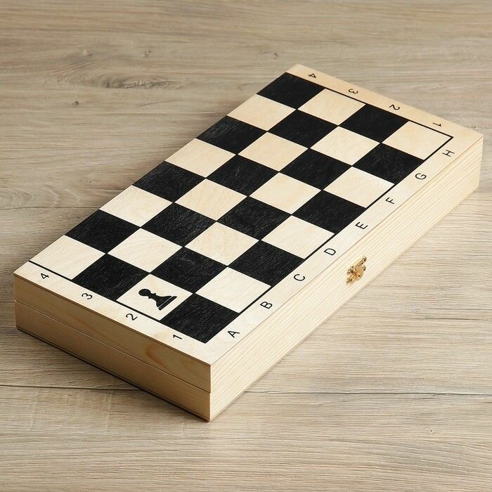 Набор игр Sima-land 3 в 1 "Классическая" нарды, шахматы, шашки, доска 40х40 см (3621666)