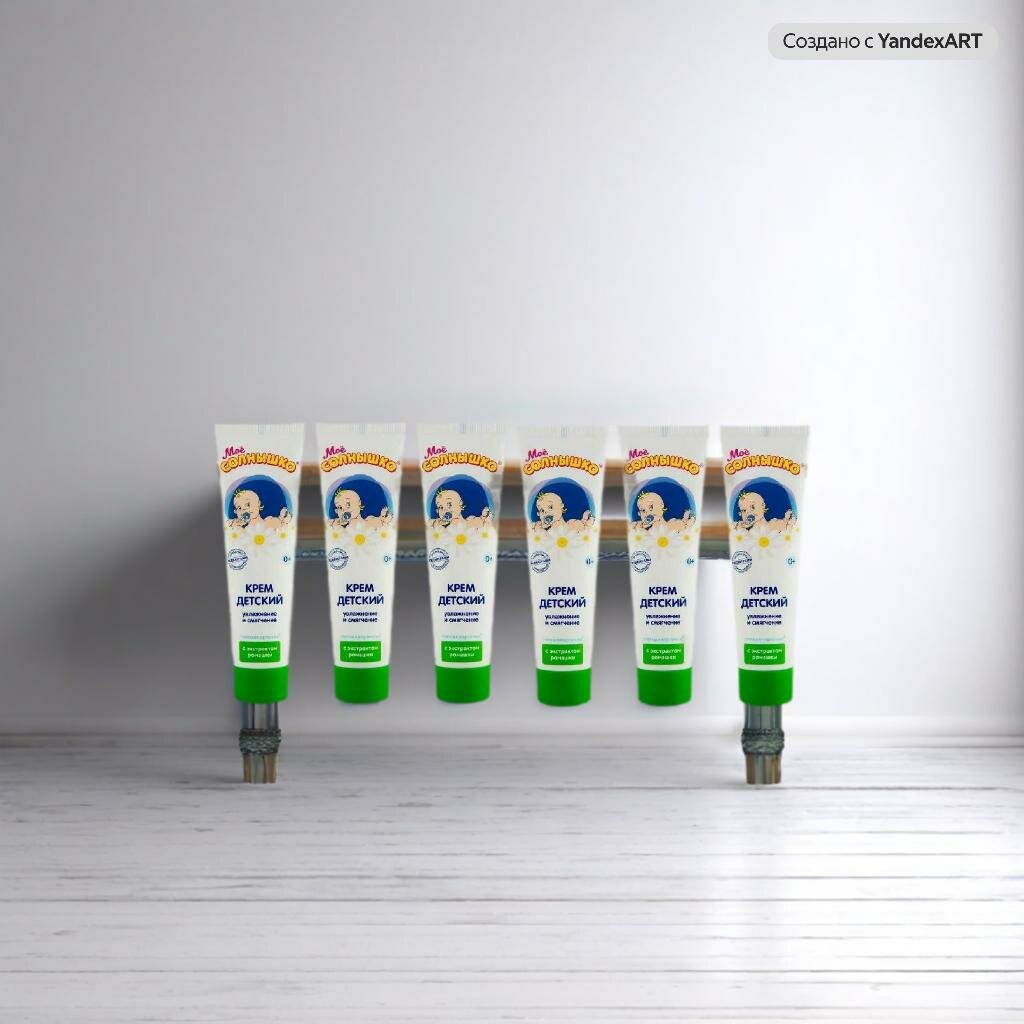 Крем детский Мое солнышко Ромашка, 100 мл, 6 шт