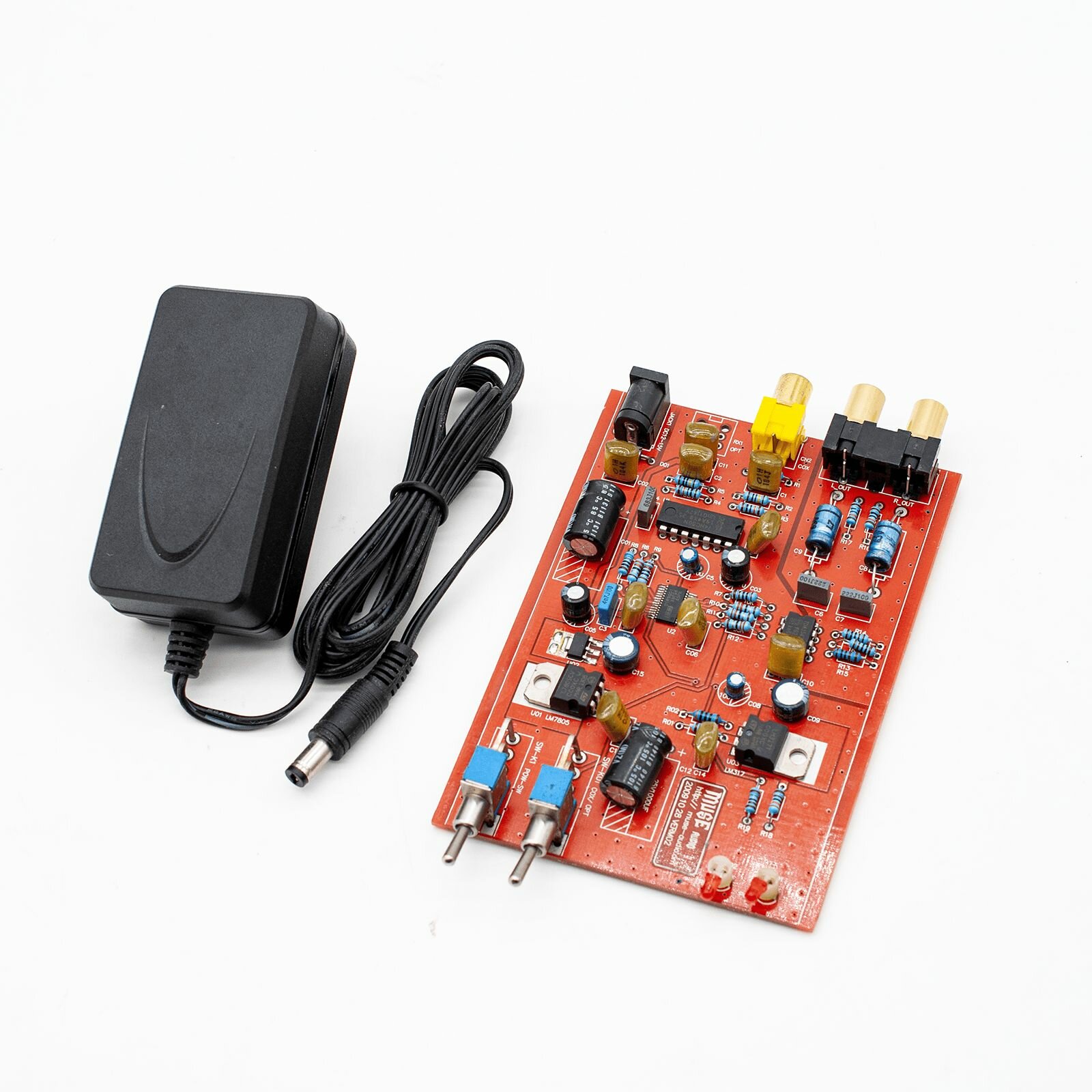 HI-FI DIR9001+ TDA1543 SPDIF+OPTICAL NOS Цифровой в аналоговый DAC Цифровой в аналоговый преобразователь Плата