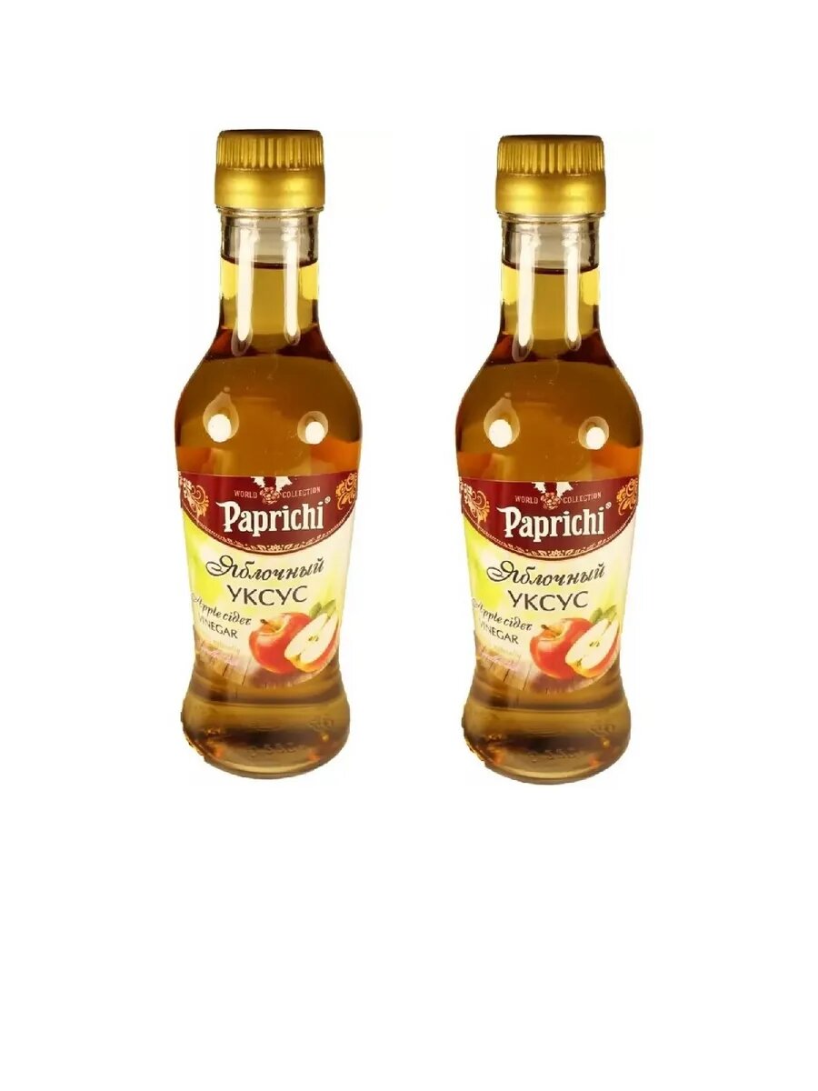 Уксус Paprichi яблочный, 220 мл, 2 шт