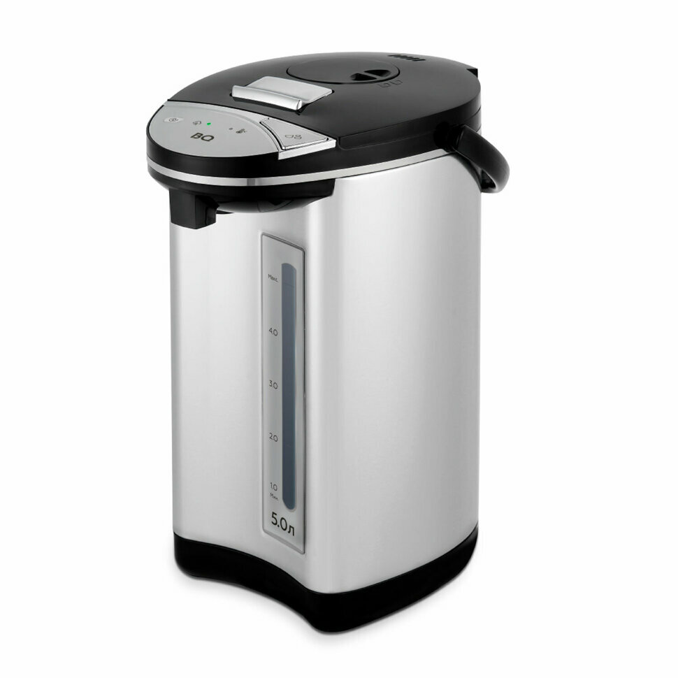 Термопот на 5 литров, 3 режима подачи воды BQ (БИ-КЬЮ) TP500, 750 Вт, 1 температурный режим, стальной, 86192137, 457535