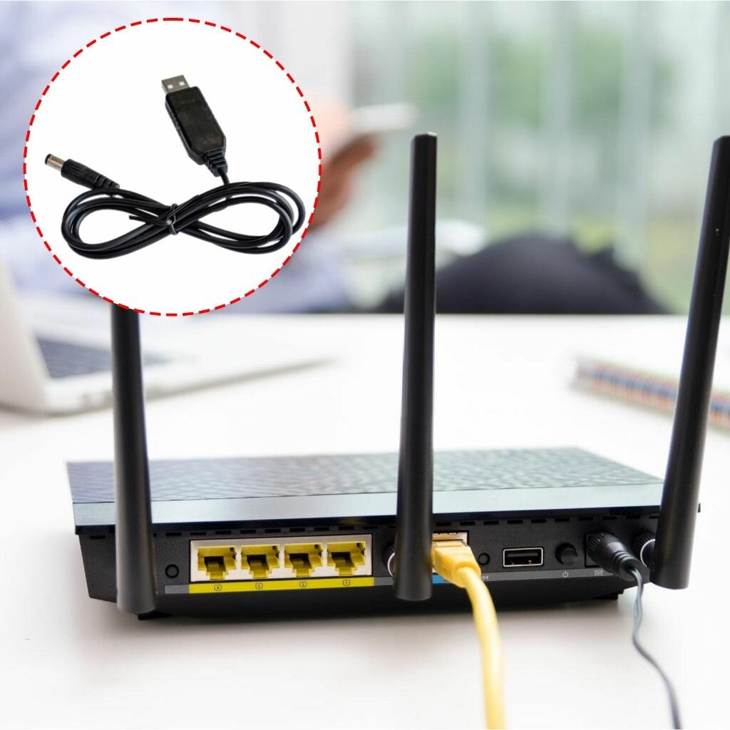 USB-адаптер 5V в 9V/12V, - Выход 5 В