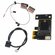 Wi-Fi адаптер M.2 NGFF PCI-E 1X, Цвет: A