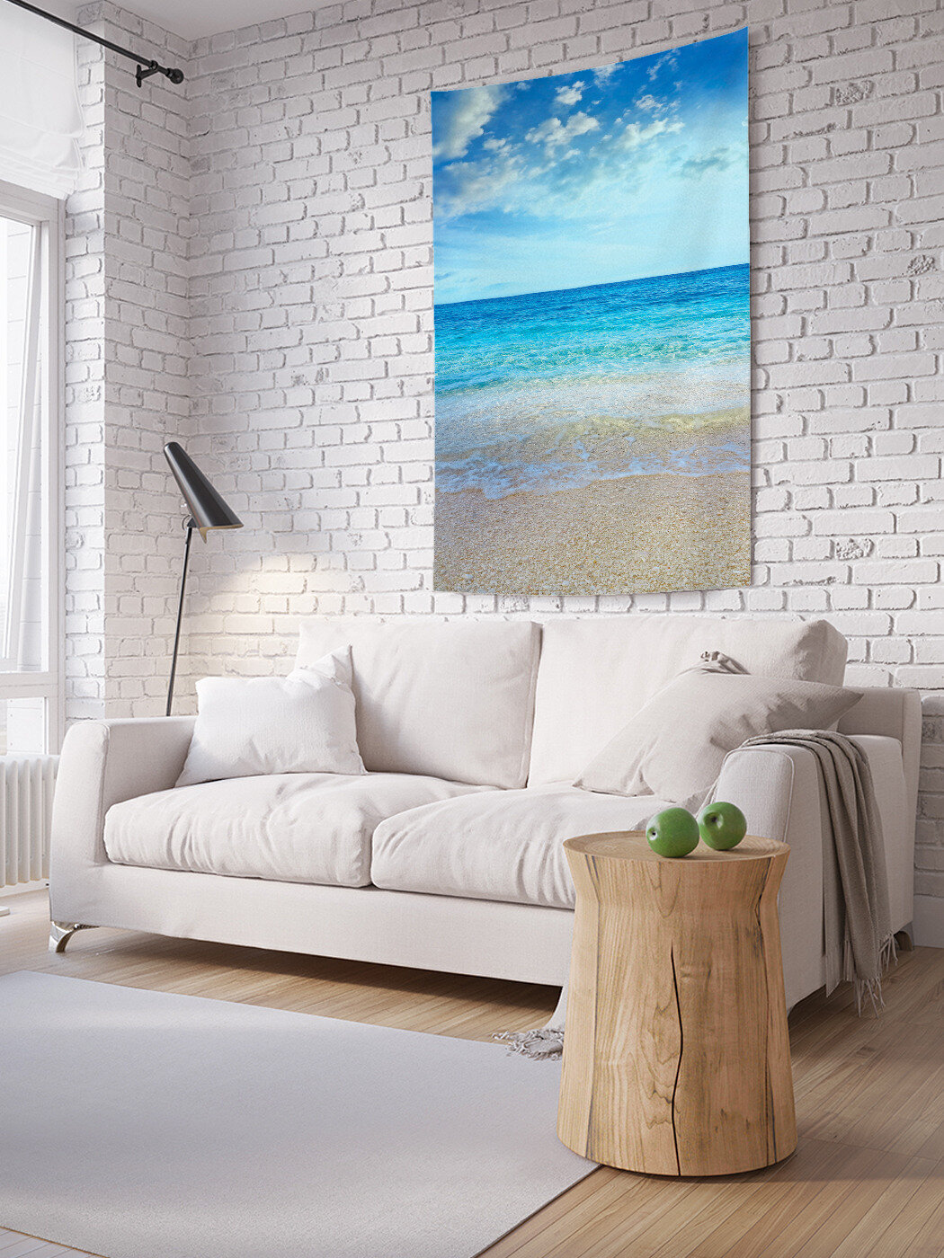 Вертикальное фотопанно на стену JoyArty "Морской релакс", из ткани, 150х200 см