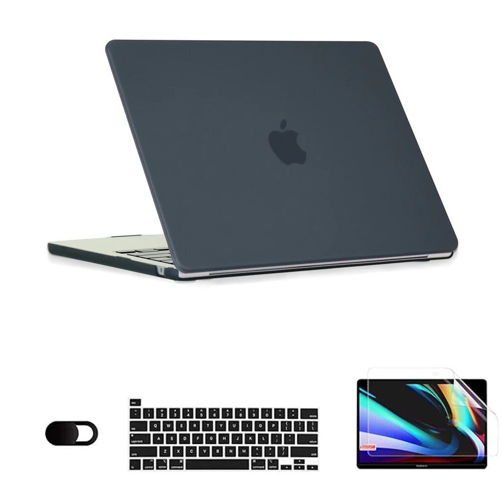 Чехол для Macbook Pro 14 EGYAL Pro 16.2 M1 M2 M3, Matte Black