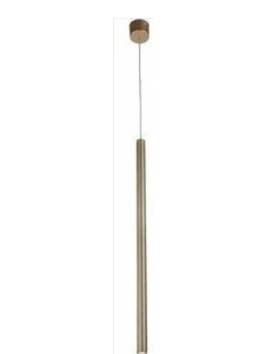 Люстра newrgy lighting 2236-1P, матовое золото, цоколь LED, 5 Вт, свет нейтральный белый, 4000К, для ванной