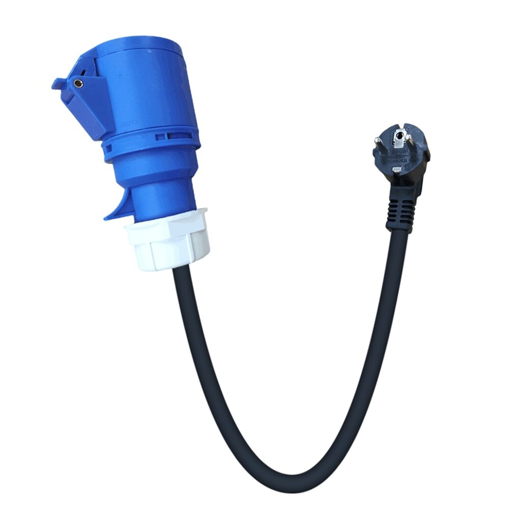 32A 7KW 3-Контактный Кабель Для Зарядки Электромобиля с Разъемом CEE Adapter Coupler Водонепроницаемое Соединение для Путешествий На открытом воздухе