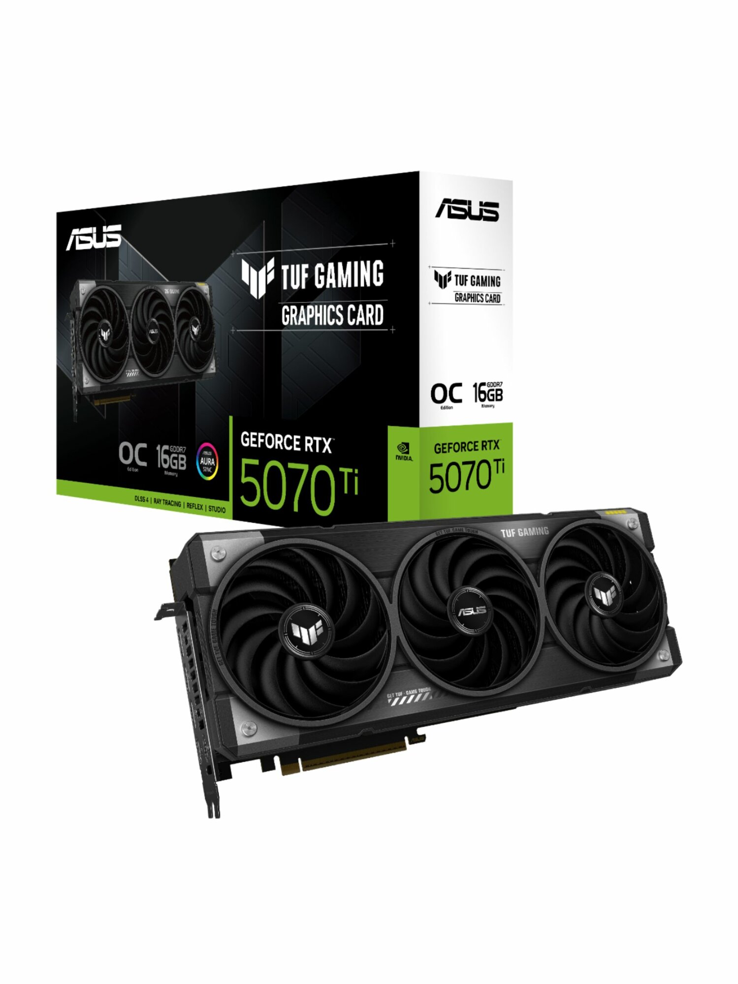 Видеокарта ASUS GeForce RTX 5070 Ti TUF Gaming OC 16Gb