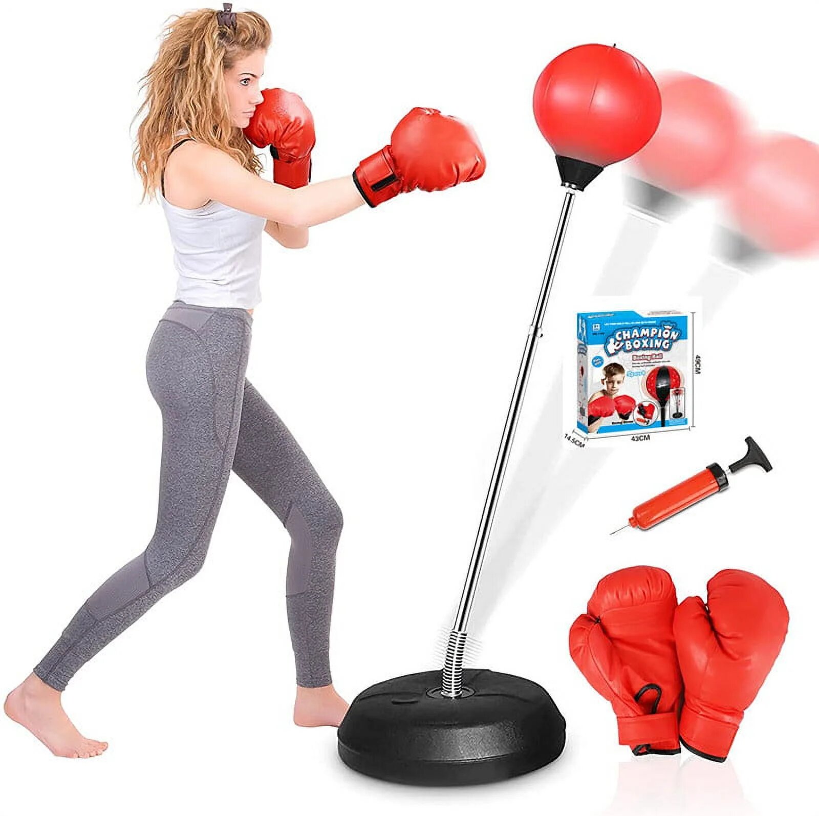 Настольная боксерская груша - присоски для вашего стола, прочный мяч для снятия стресса, забавные подарки для начальника